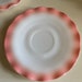 Hazel Atlas Pink Crinoline China Set Saucers Only Vintage - Etsy