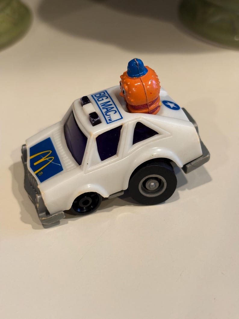 Vintage Big Mac Mini Friction Car Toy - Mcdonalds Toy - Etsy