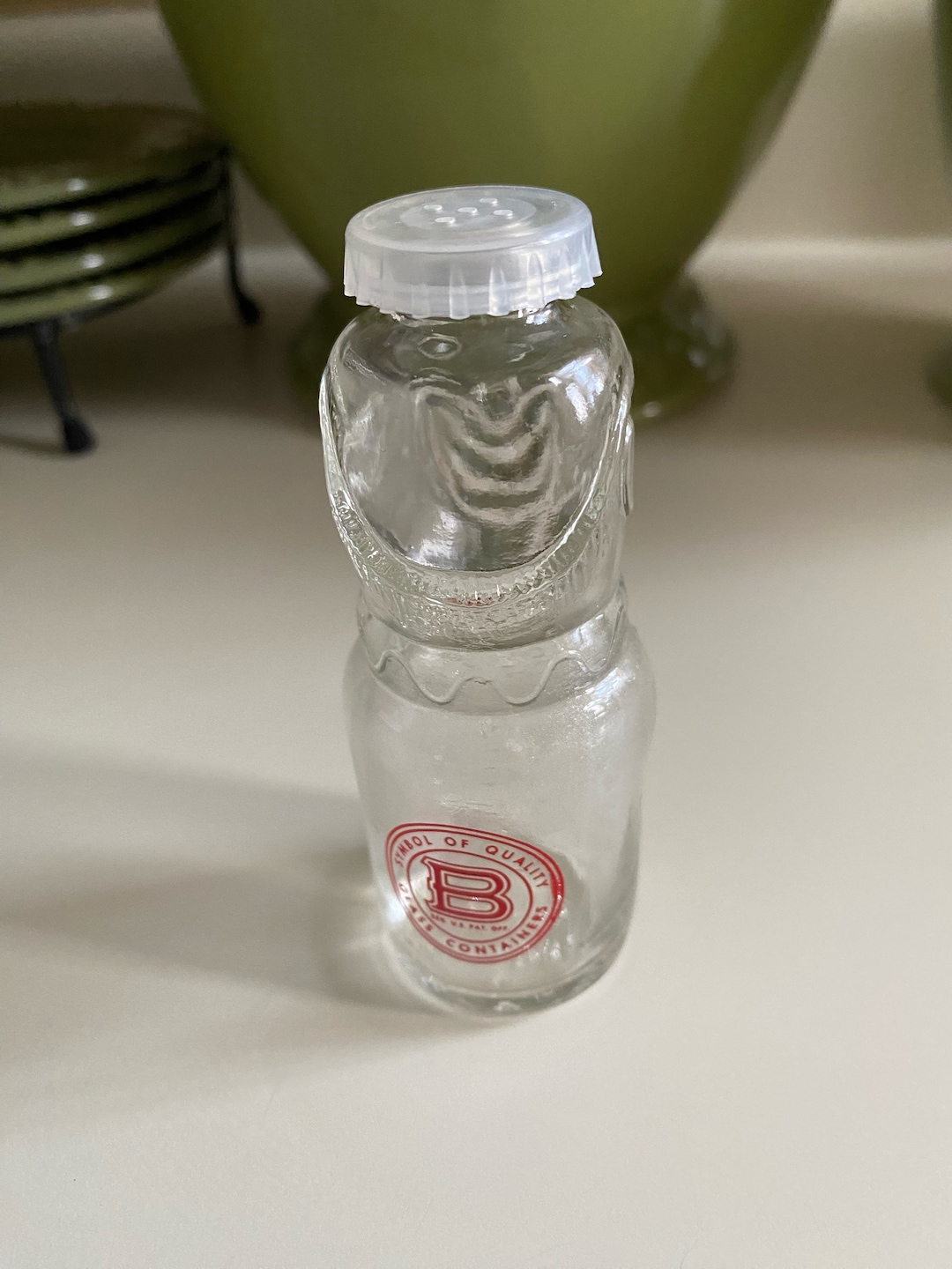 Brockway Glass Clown Vintage Bottles - 1950's - Brockway Glass Logo - Etsy