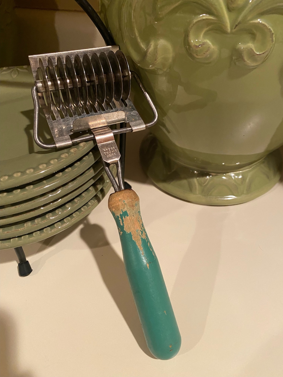 Vintage Kitchen Pasta Cutter - 1930s - Etsy