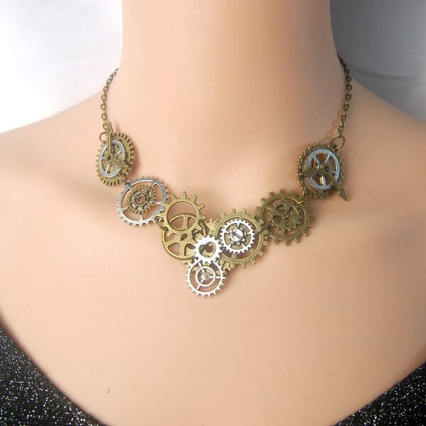 Steampunk Necklace - Etsy