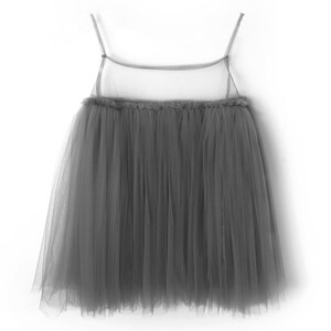 Gray Tulle Strap Top, Green Mesh Top, Cute Summer Tutu Top, Short Cover ...