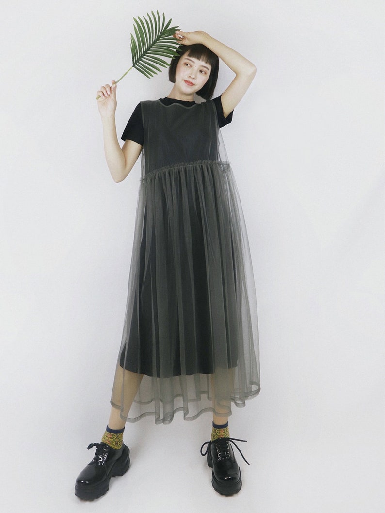 Mesh Tulle Dress,see Through Dress,sheer Dress, Beach Dress,bikini ...