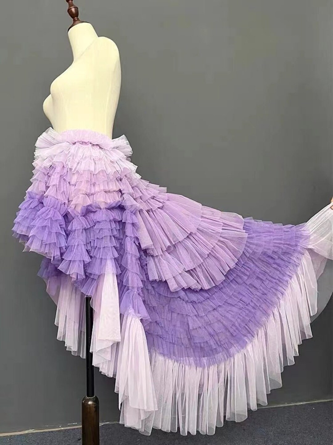 Women Tulle Skirt,gradient Skirt,princess Skirt,long Maxi Skirt,flowy ...