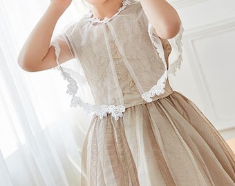 Flower Girl Cape | Etsy