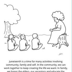 Juneteenth Coloring & History Book - Etsy