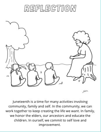 Juneteenth Coloring & History Book - Etsy