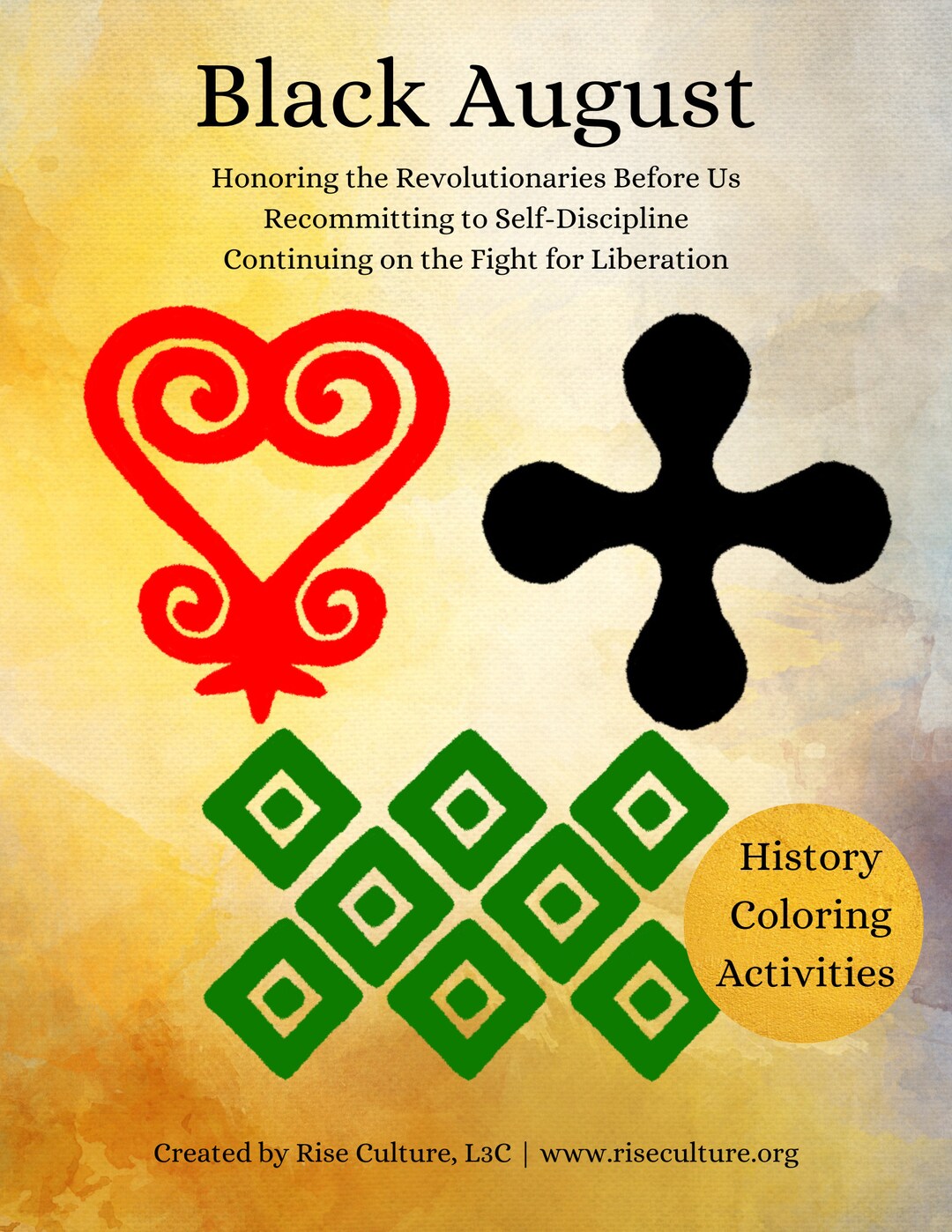 Black August I Black History Coloring & Activity Book for Children and ...