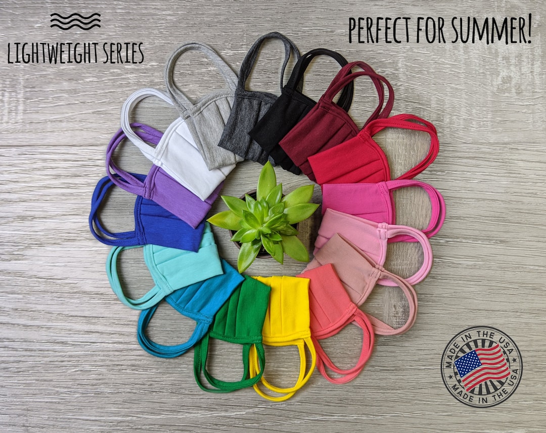 Perfect for Summer: Lightweight Series Cotton Face Mask | Cool ...