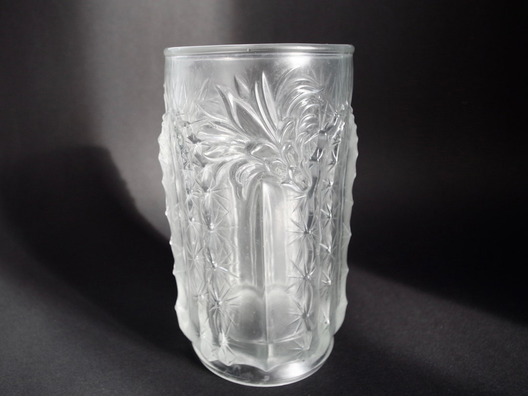 Antique Inwald Barolac Schrotter Cactus Gift Glass Vase Czechoslovakia ...