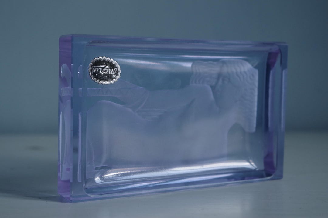 Neodymium Glass Vintage Bohemian Glass Box Curt Schlevodt Ingrid ...