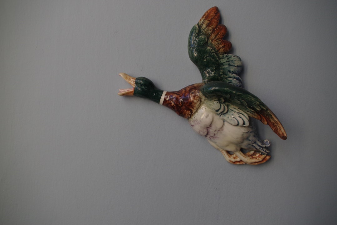 Royal Dux Duck Bird Teplice Wall Hanging Figurine Porcelain Ceramic ...