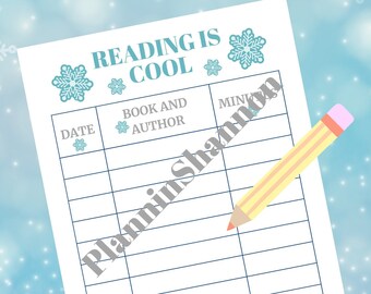 Reading Log Kids Reading Chart Book Log Reading Classroom - Etsy