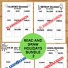 Read and Draw Holiday Worksheet for Kids Writing and Drawing Sheet - Etsy