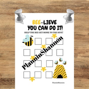 Motivational Chart Kids Behavior Chart Potty Chart Chore Chart - Etsy