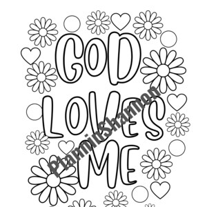 Christian Color Sheet Kid Coloring Page Sunday School Coloring God ...