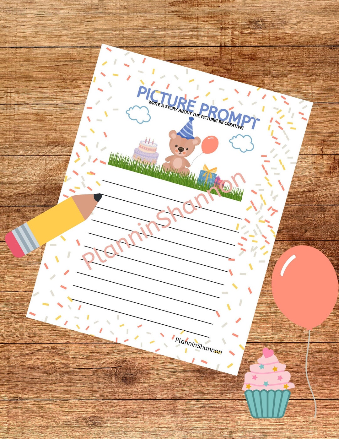 Writing Prompt Worksheet Picture Prompt Kids Writing Sheet Story ...