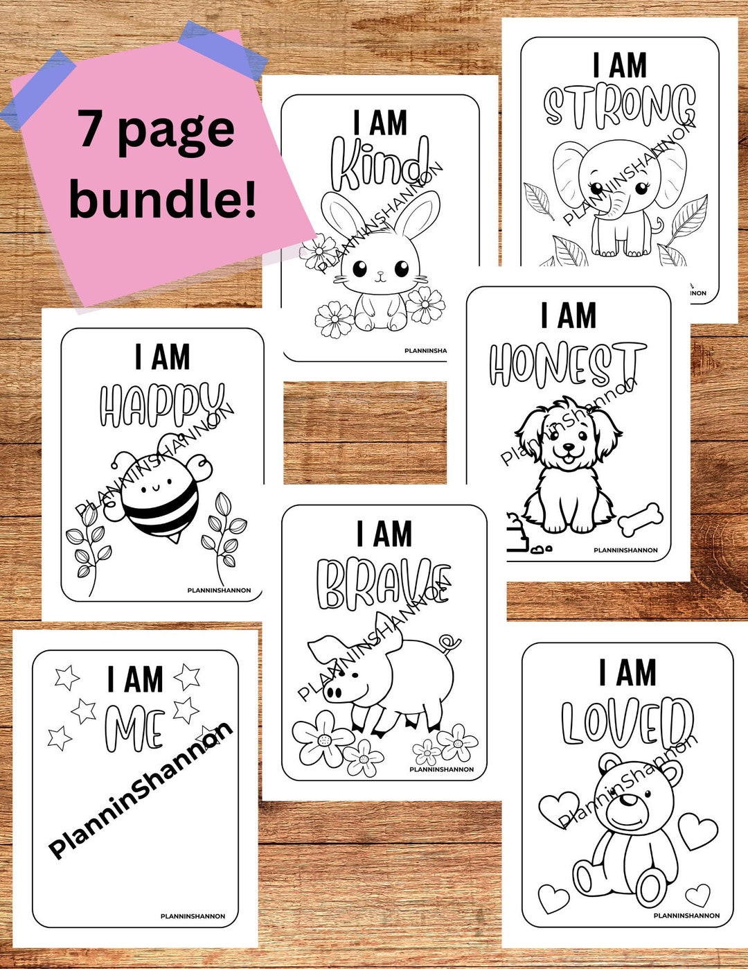 Character Qualities Color Sheet Kids Character Building Coloring Pages ...