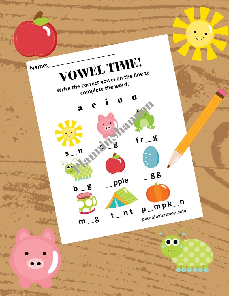 Alphabet Letters Worksheet Vowels Worksheet Kindergarten Letter Writing ...