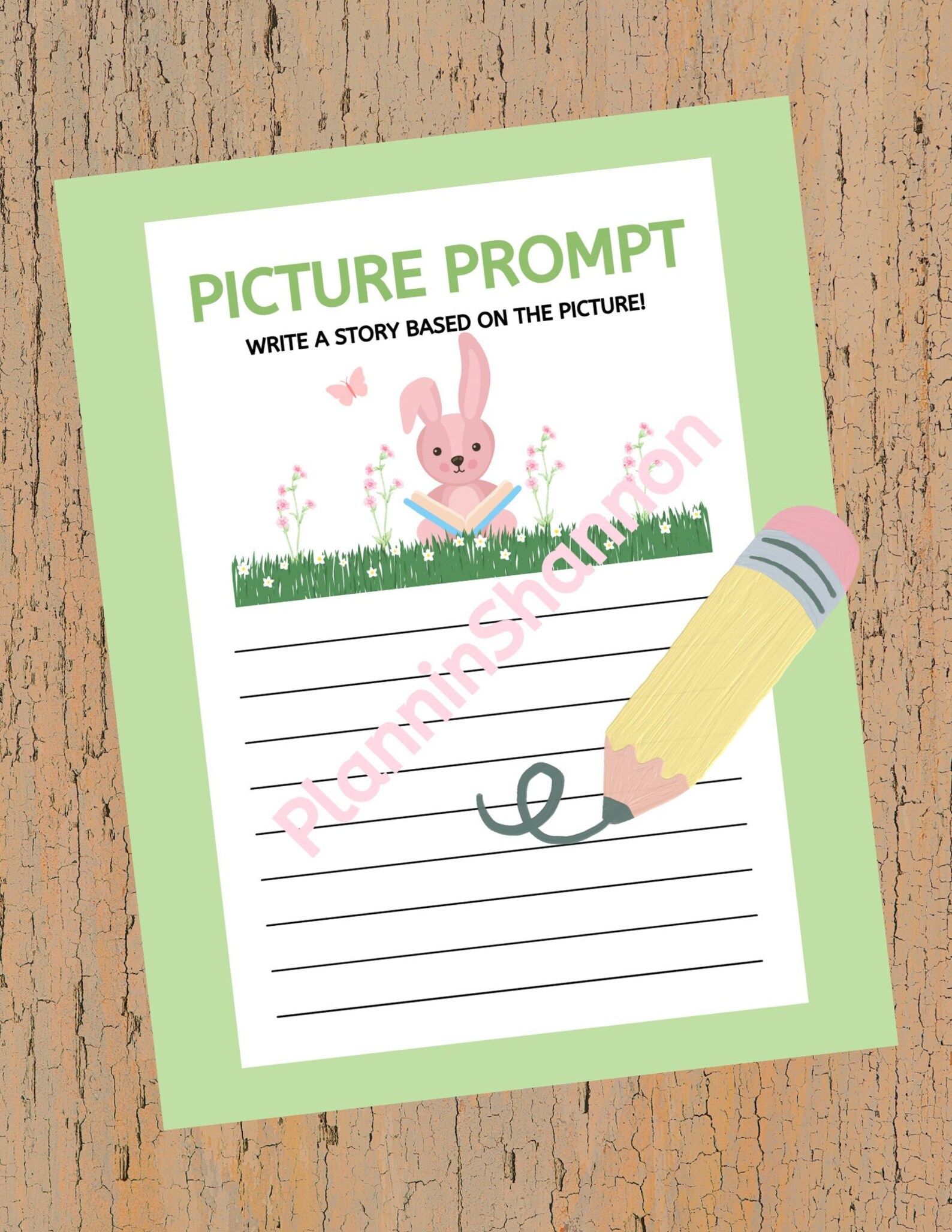 Writing Prompt Easter Worksheet - Etsy