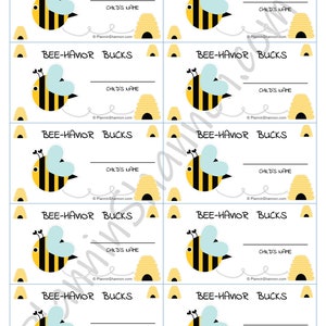 Bee-havior Bucks Kids' Behavior/reward Tickets, or Even Classroom ...