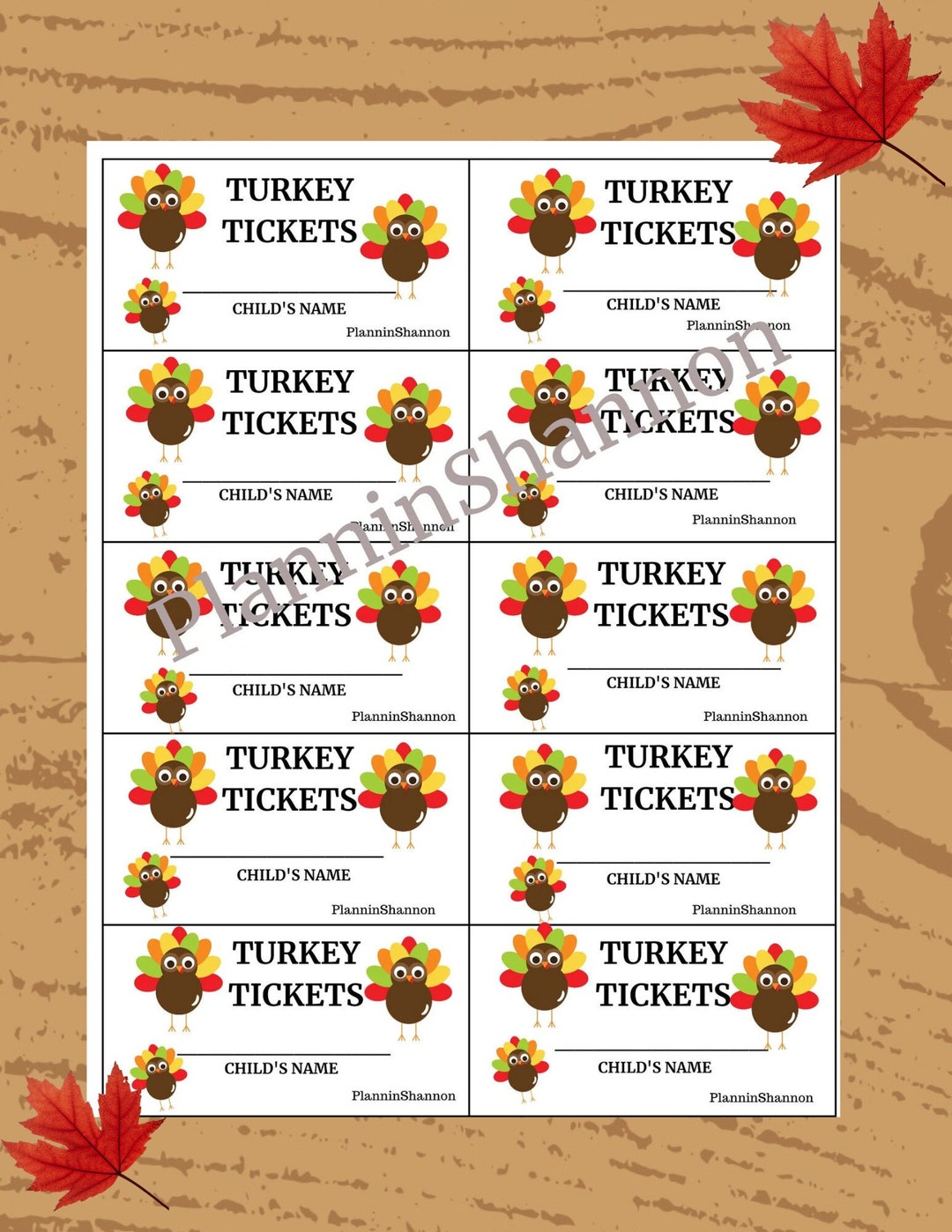 Behavior Tickets Good Behavior Reward Coupons Thanksgiving Printable ...