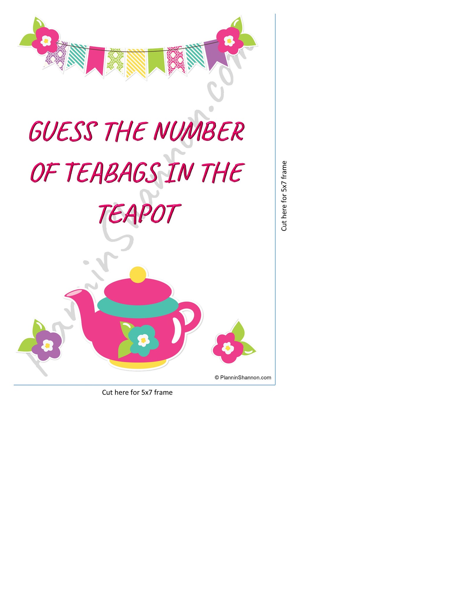 Kids Tea Party Bundle Game Pack "the Tea Set": Word Search, Mix-up, and ...