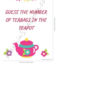 Kids Tea Party Bundle Game Pack "the Tea Set": Word Search, Mix-up, and ...