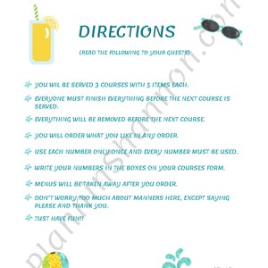 Mystery Meal Dinner Party the Beach Cafe Mystery Meal Party, Family ...