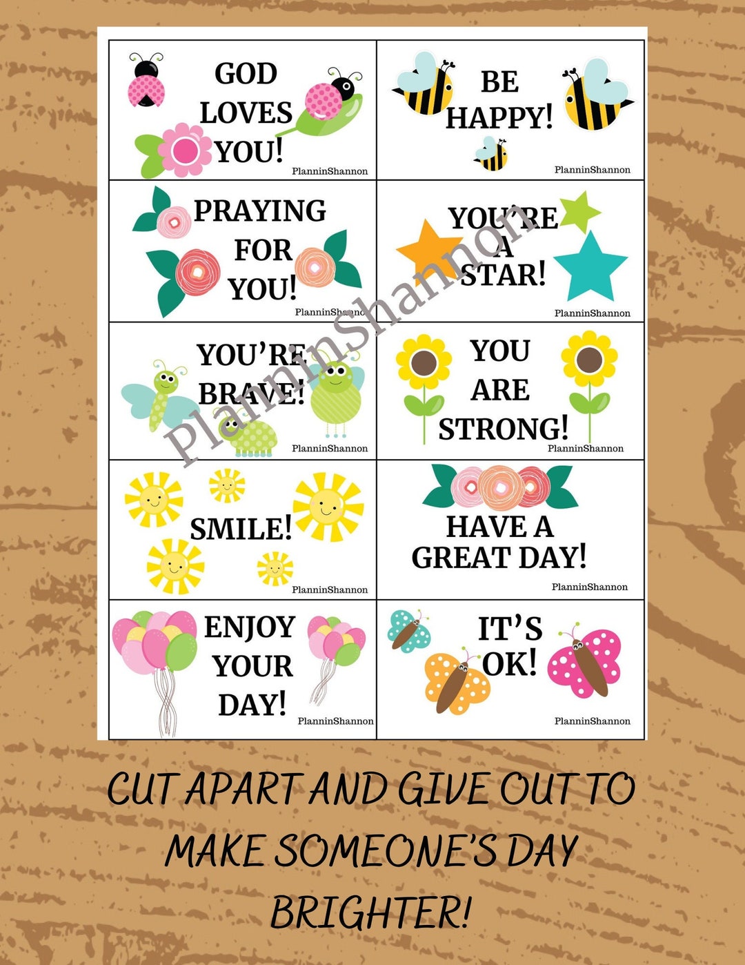 Motivation Cards Positive Encouragement Kids Tickets of Kindness - Etsy