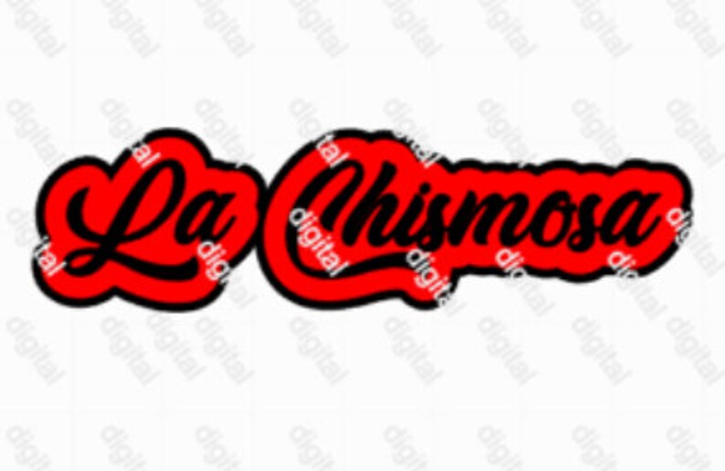 La Chismosa Jpeg Png Clipart Instant Digital Download - Etsy