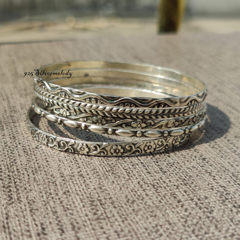 Oxidized Bangles - Etsy
