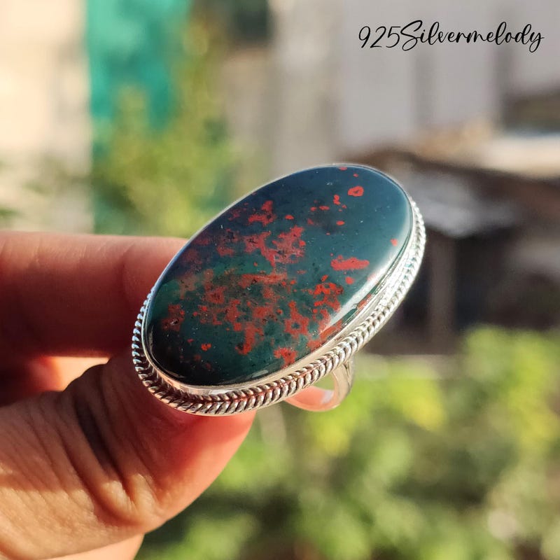 Bloodstone Jewelry - Etsy