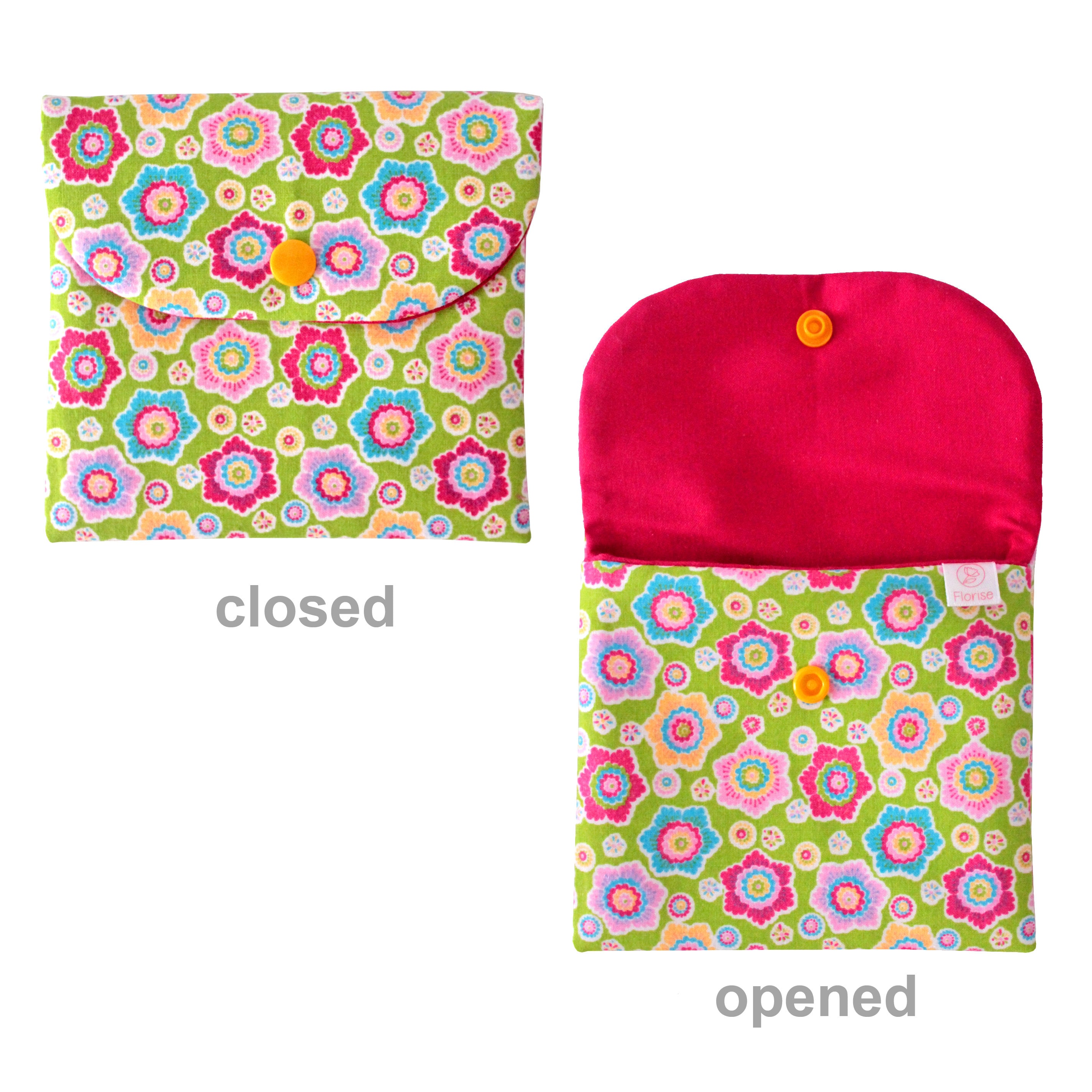 Sanitary Pouch, Cotton Sanitary Pad Organizer, Tampon Pouch, Pad Pouch ...