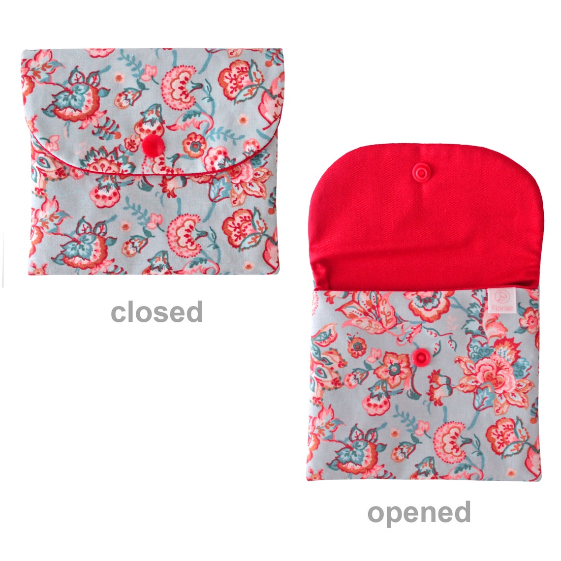 Sanitary Pouch, Cotton Sanitary Pad Organizer, Tampon Pouch, Pad Pouch ...