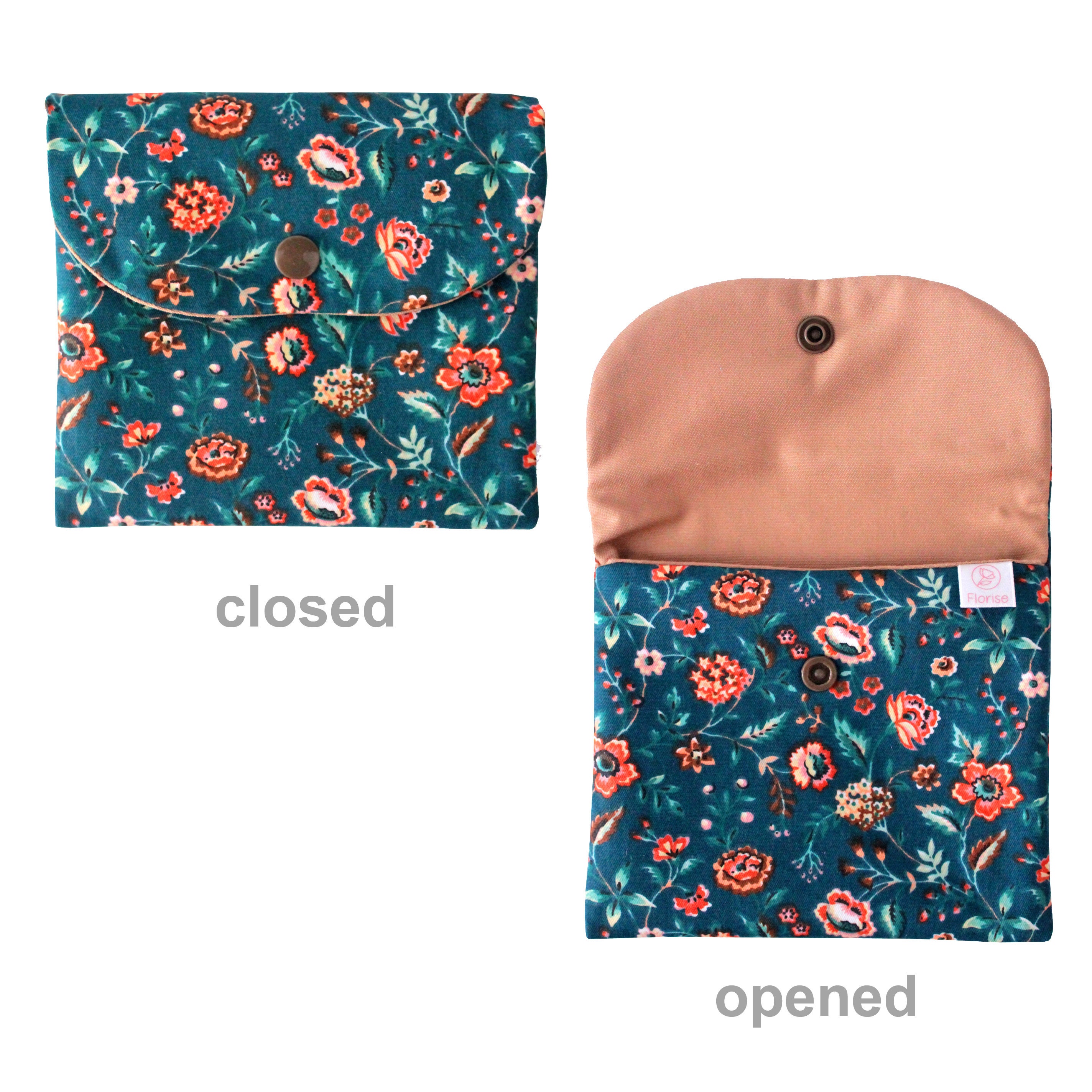 Sanitary Pouch, Cotton Sanitary Pad Organizer, Tampon Pouch, Pad Pouch ...