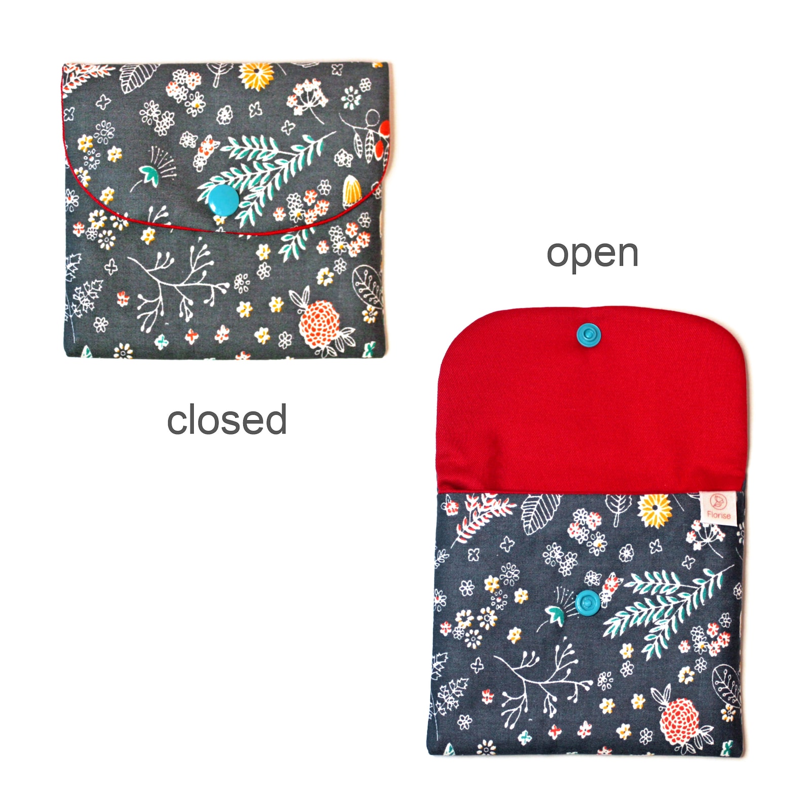 Sanitary Pouch, Cotton Sanitary Pad Organizer, Tampon Pouch, Pad Pouch ...