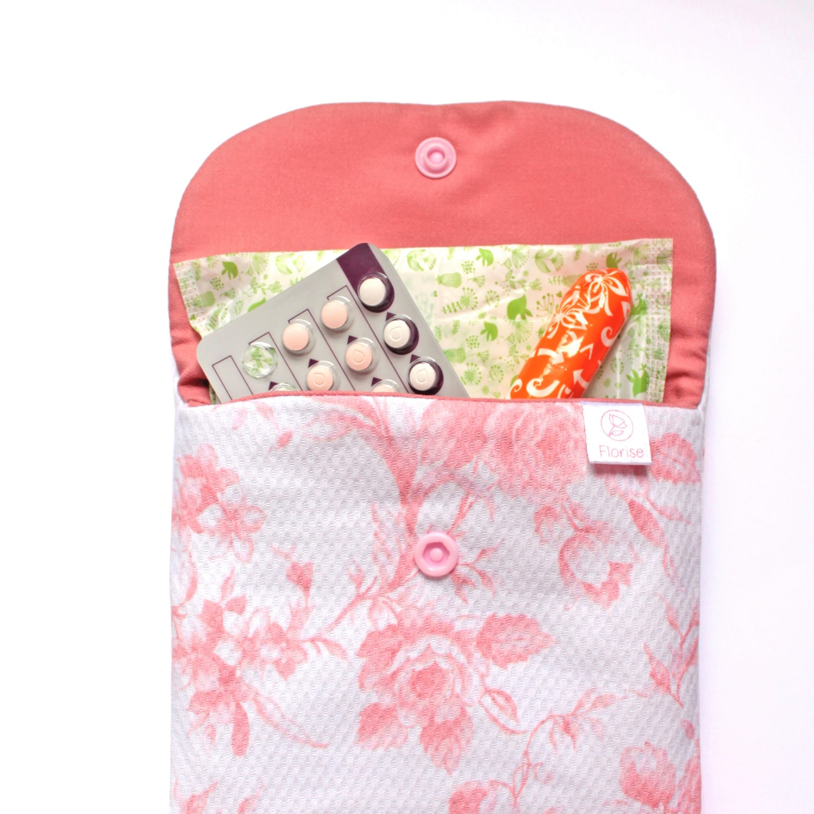 Sanitary Pouch, Cotton Sanitary Pad Organizer, Tampon Pouch, Pad Pouch ...