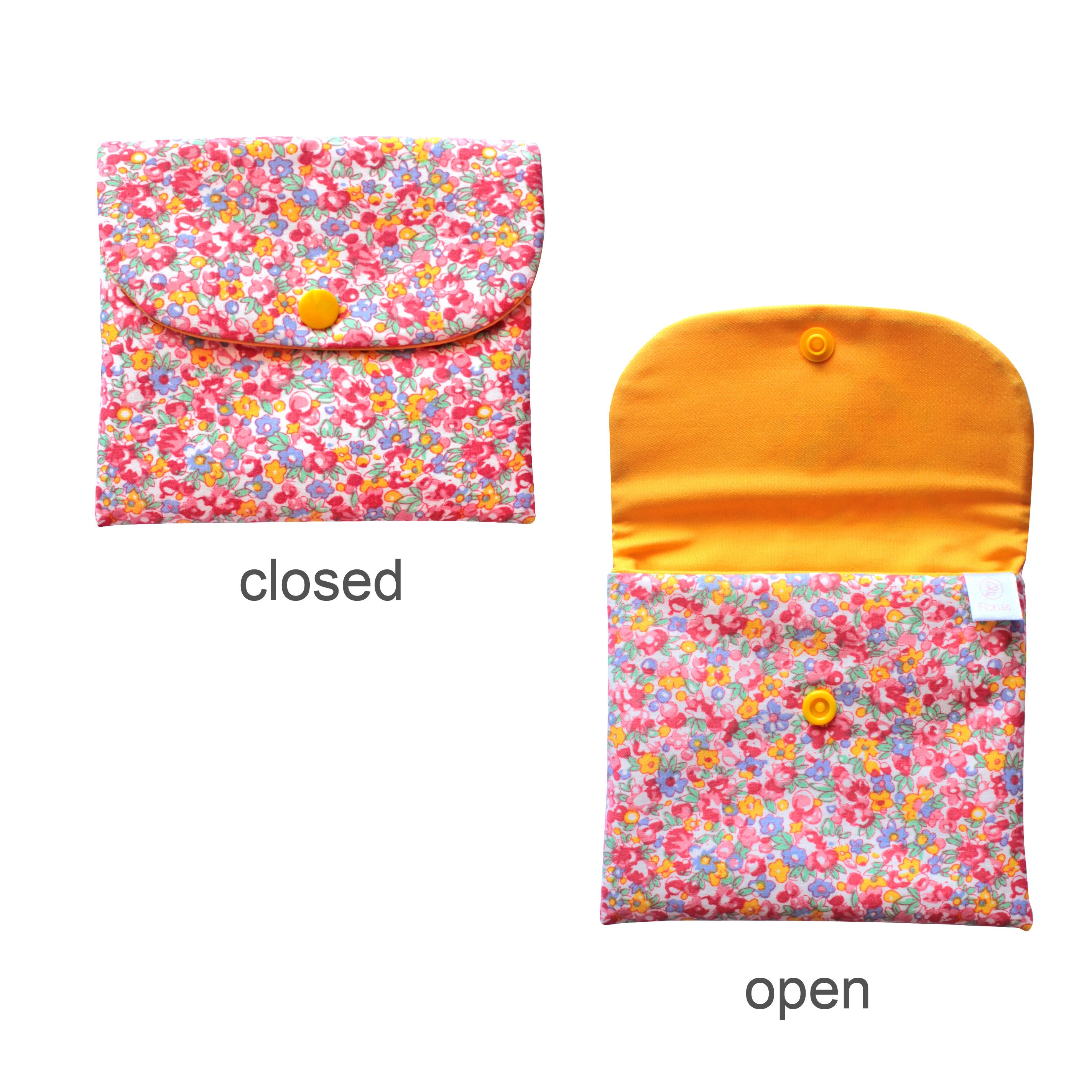 Sanitary Pouch, Cotton Sanitary Pad Organizer, Tampon Pouch, Pad Pouch ...