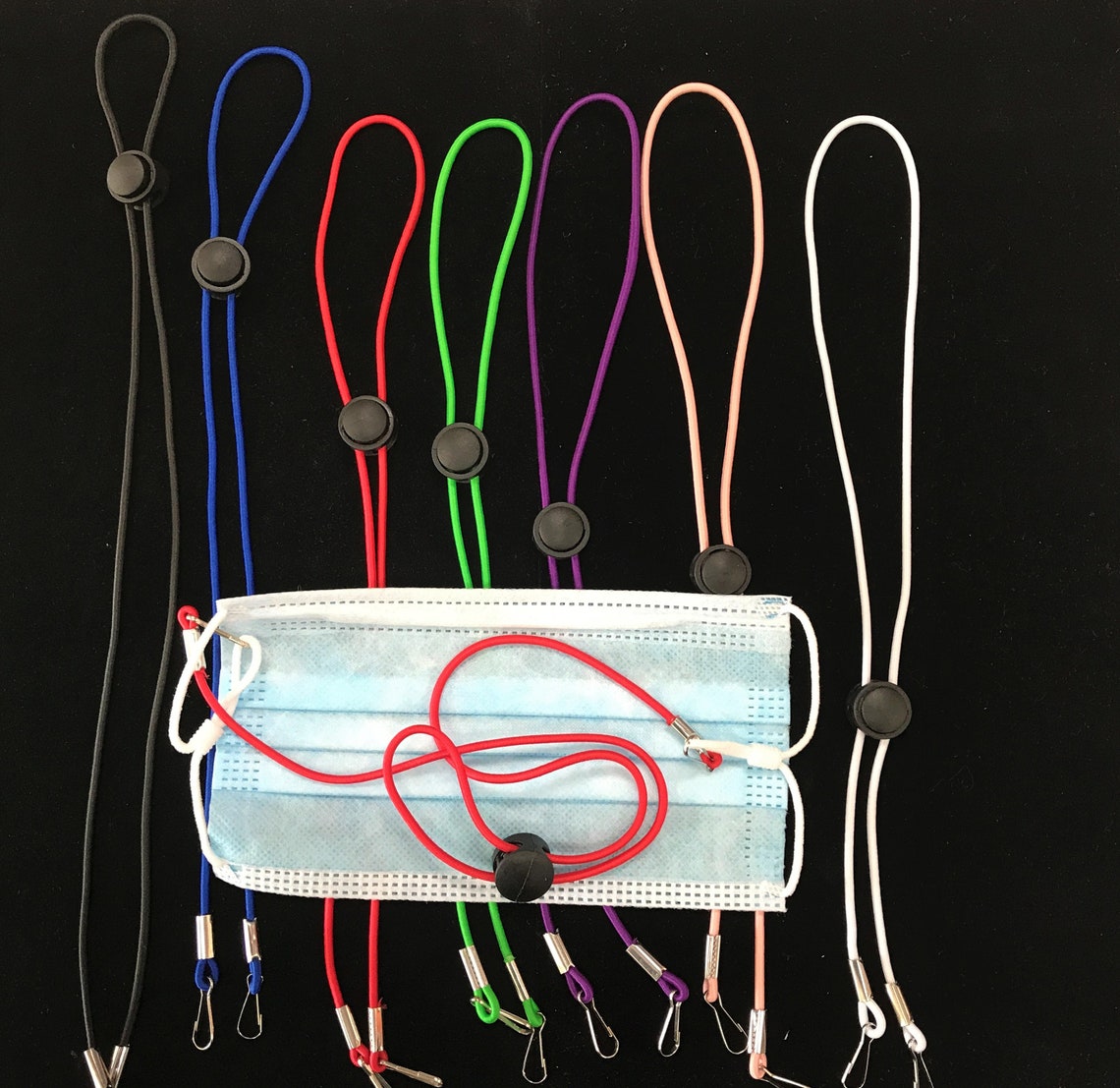 Adjustable Face Mask Lanyard One Size Fits All With 100% | Etsy