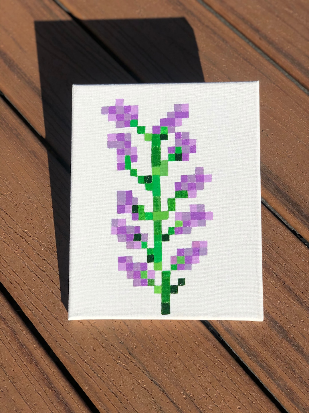 8 X 10 Lilac Minecraft Inspired - Etsy