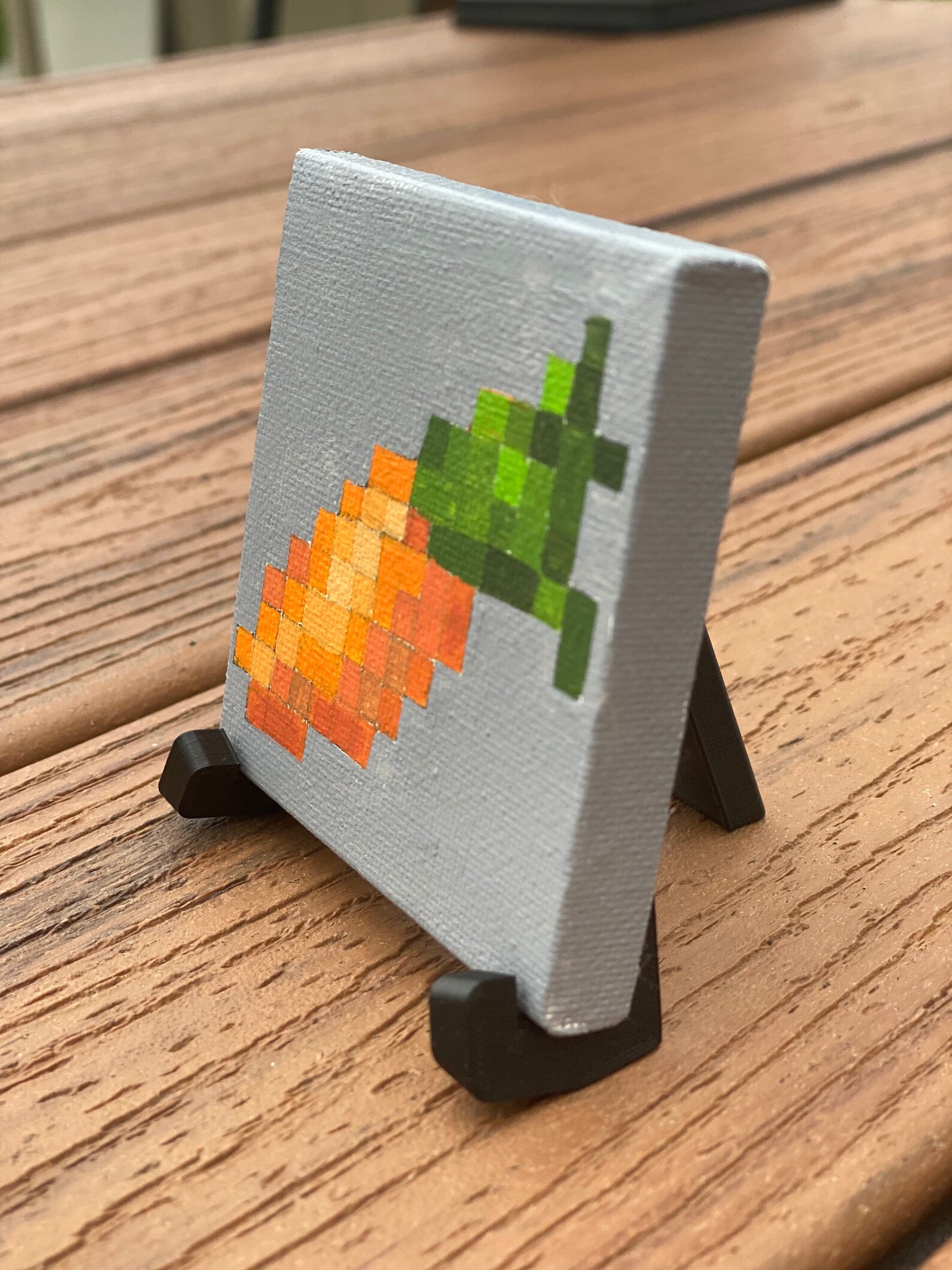 3x3 Carrot Item Minecraft Inspired - Etsy