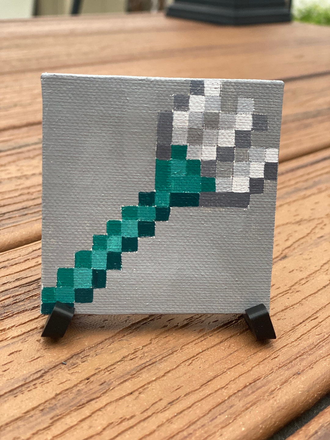 3x3 Trident Item Minecraft Inspired - Etsy