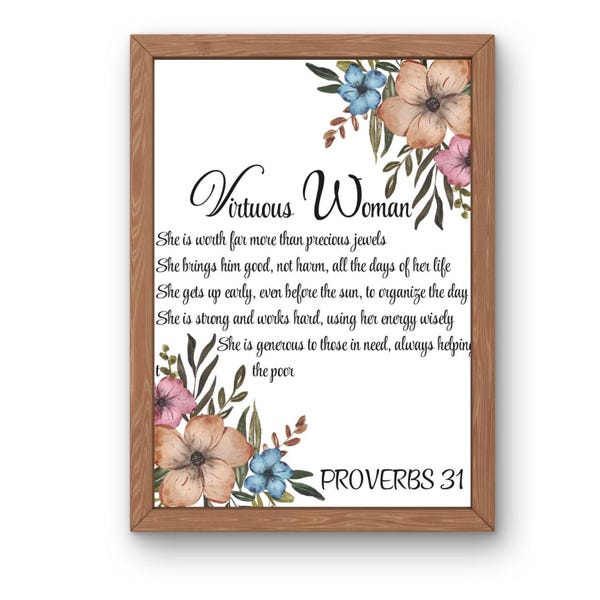 A Virtuous Woman - Etsy