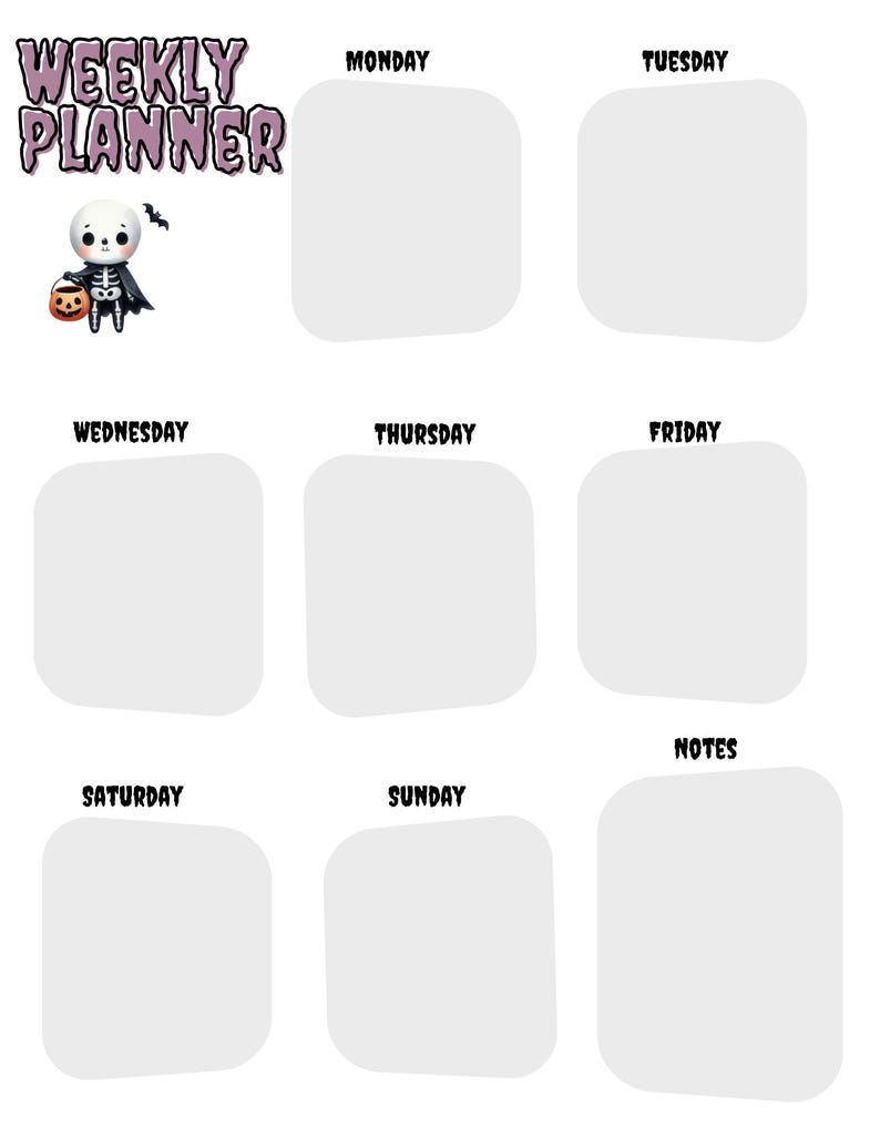 Halloween Party Planner Printable: Spooky Season Organizer (PDF ...