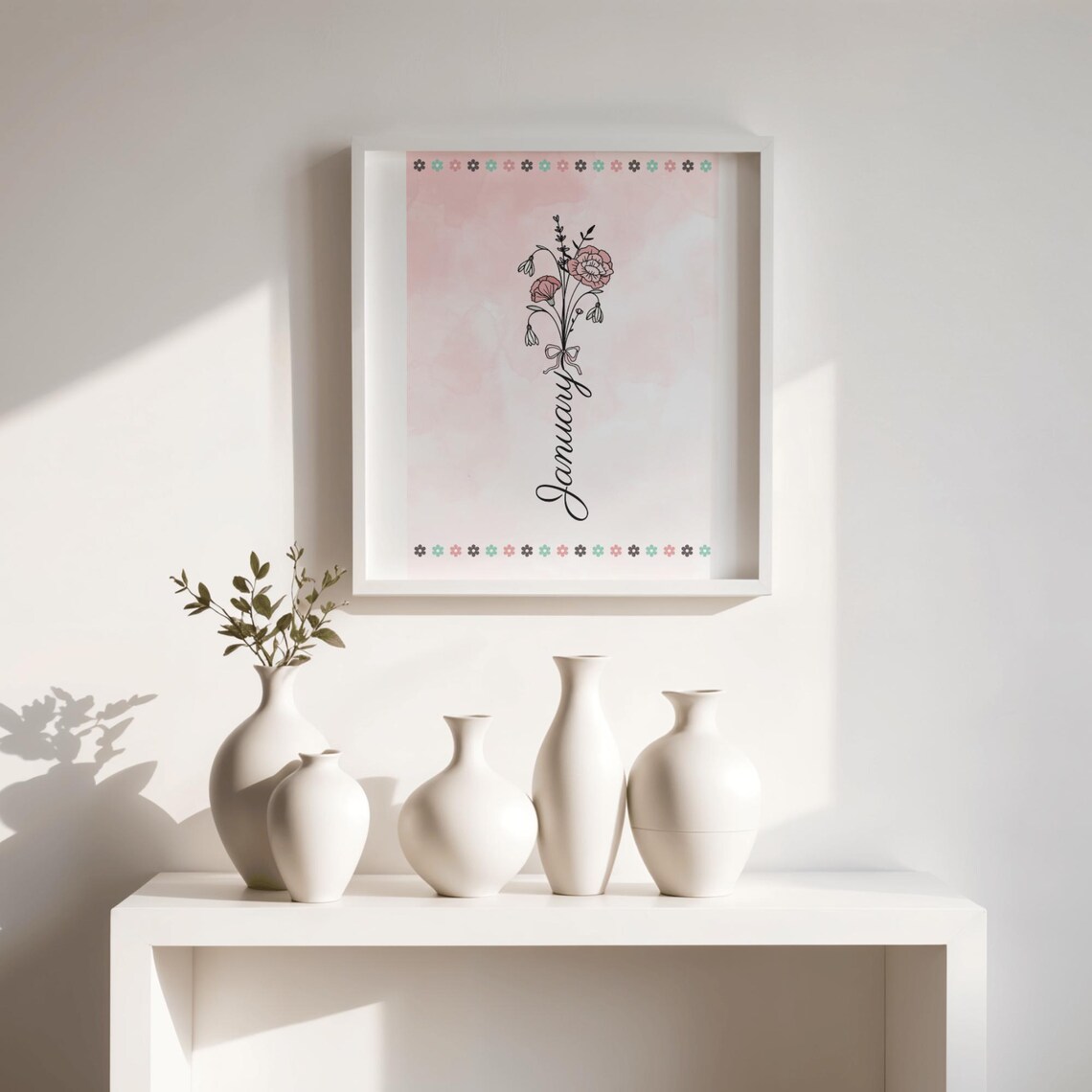 Boho January Printable Art Bundle — 84 File Digital Download - Etsy