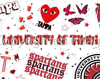 University of Tampa Digital College Background - Etsy