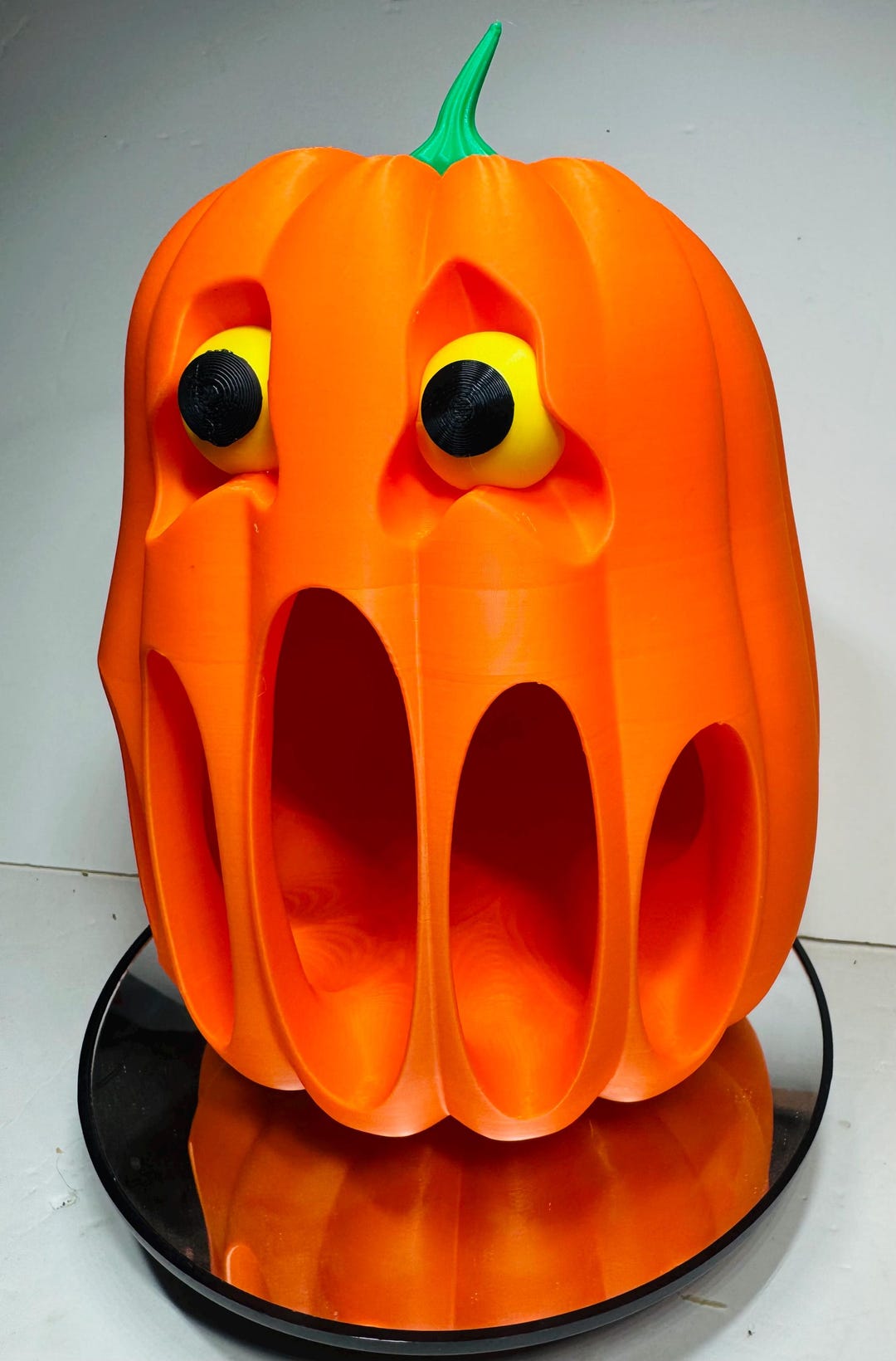 The LED Screaming Pumpkin Holiday Decoration Great for Spooky or ...