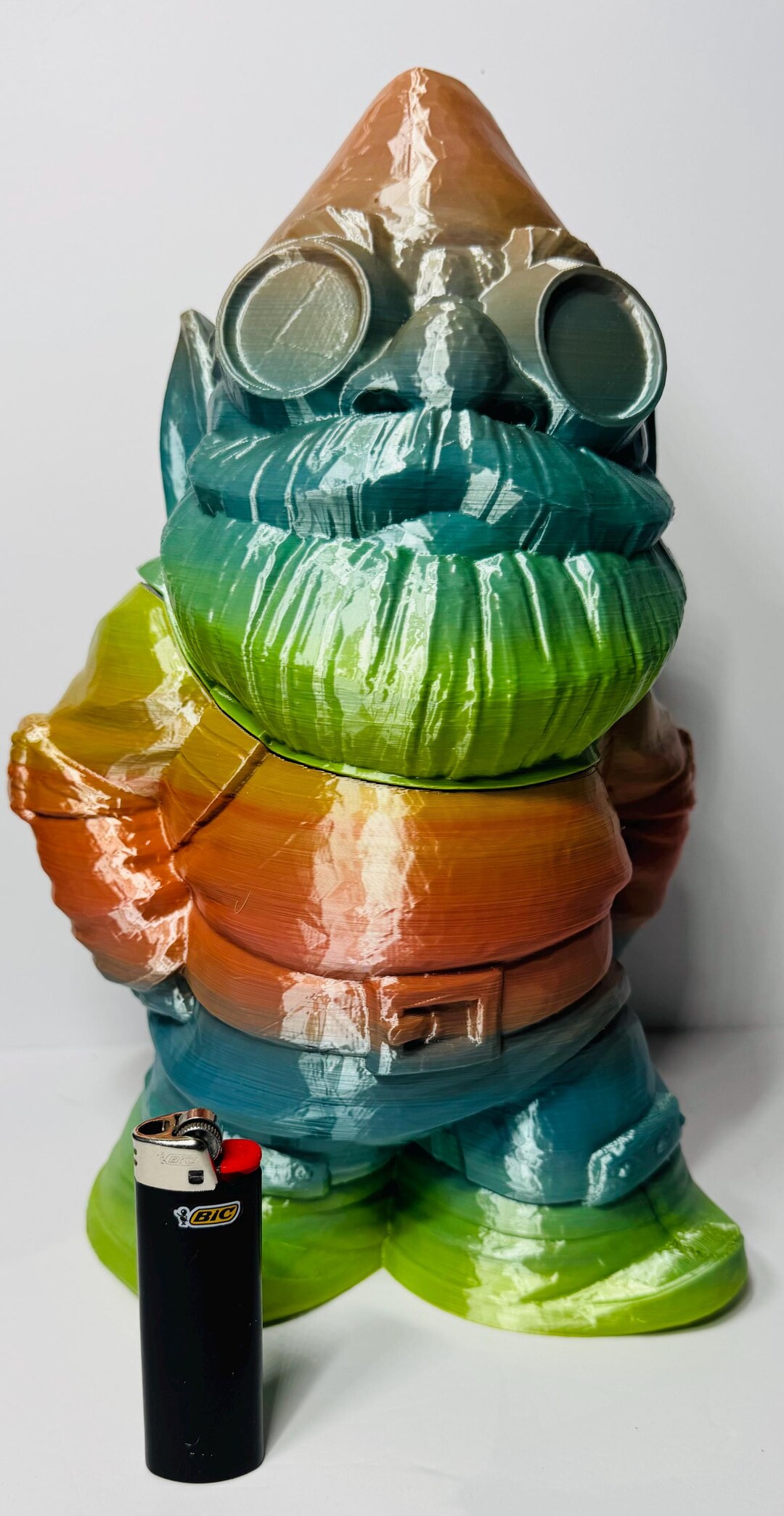 3D Printed GIANT Gnome Geo Cache Container – Geocaching Treasure Holder ...