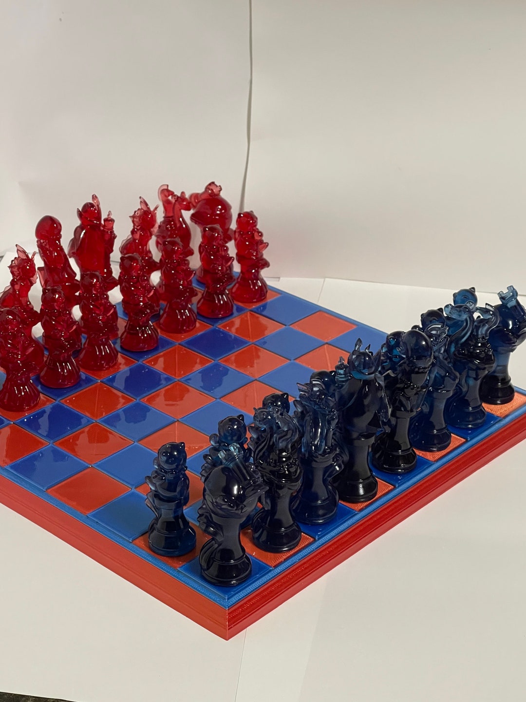 Pokémon Custom Professional Chess Set Game Board Checkers Gift Father ...